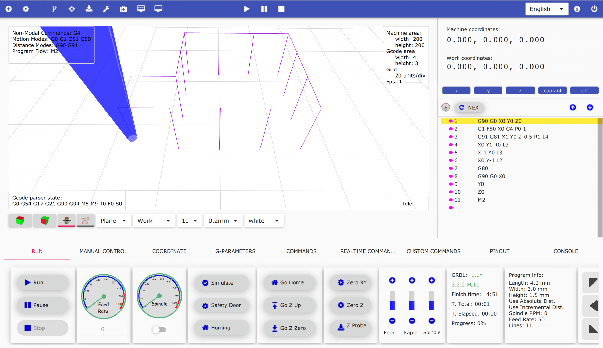 Ultimate CNC Grbl controller software